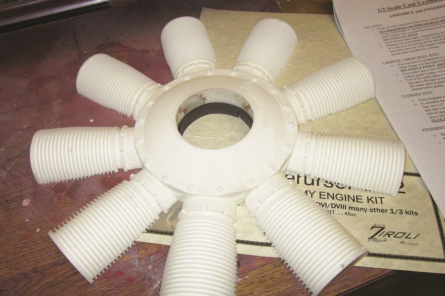 Ziroli Giant Scale Plans Resin-Cast Rotary Engine – Model Airplane News