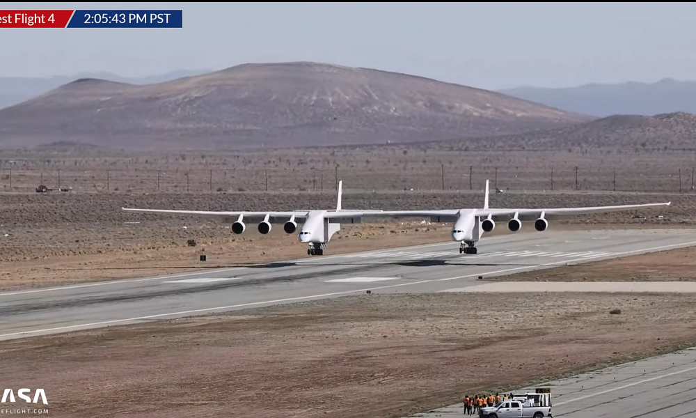 Stratolaunch, World’s Widest Aircraft, in 4th Test Flight – Model ...