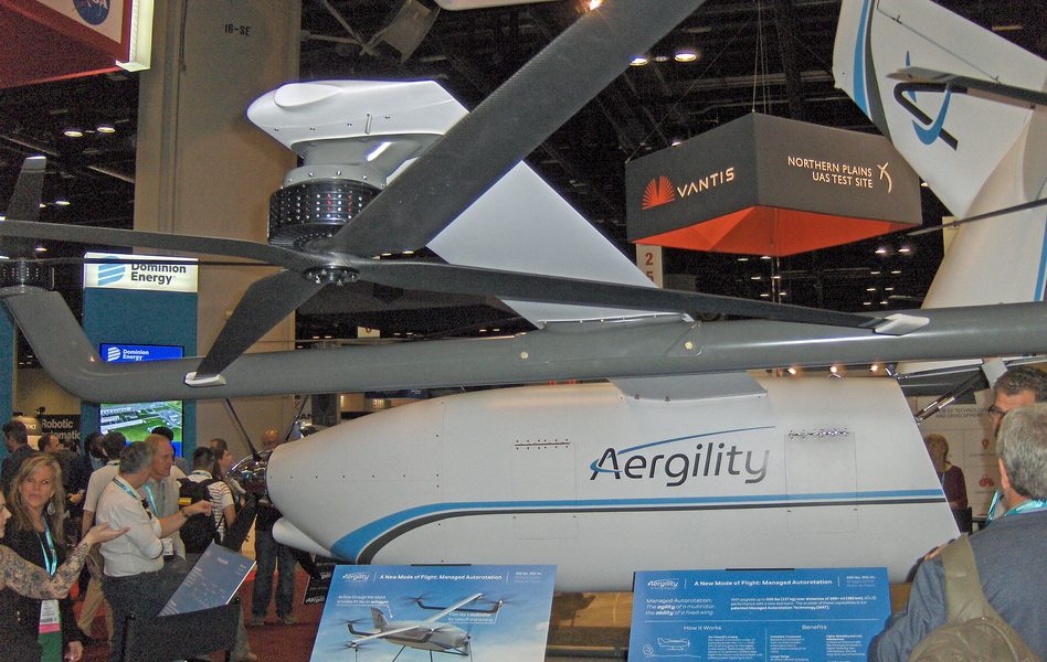 Aergility hybrid-powered eVTOL/Fixed Wing Drone – Model Airplane News